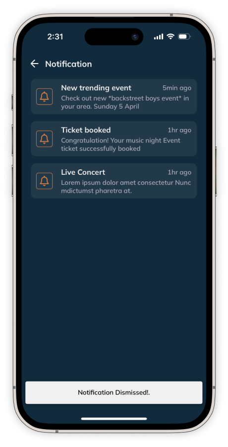 Events App Template Dj App Template Event Ticket Booking App Template In React Native