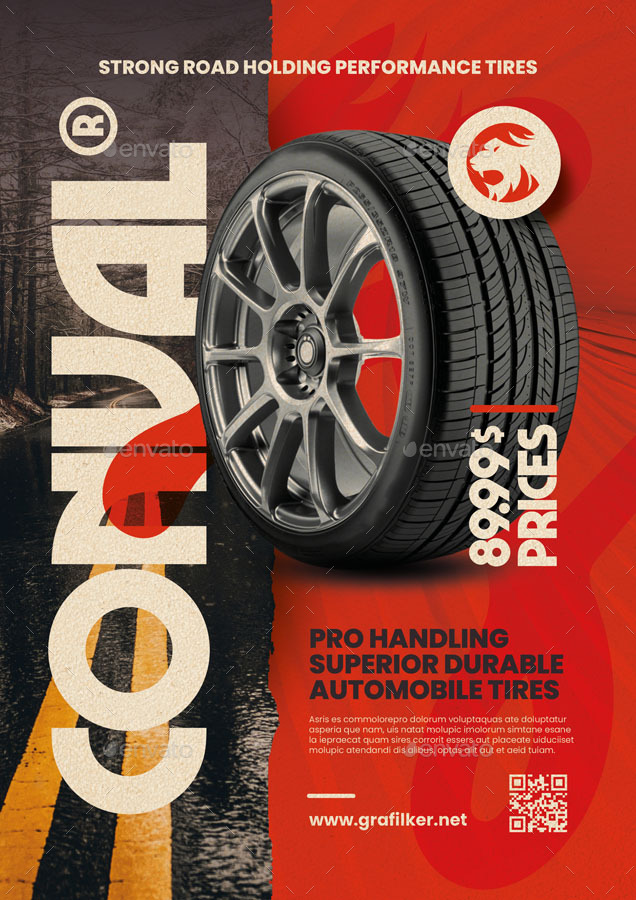 Car Tires Flyer Bundle Templates, Print Templates | GraphicRiver