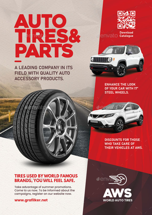Car Tires Flyer Bundle Templates, Print Templates | GraphicRiver
