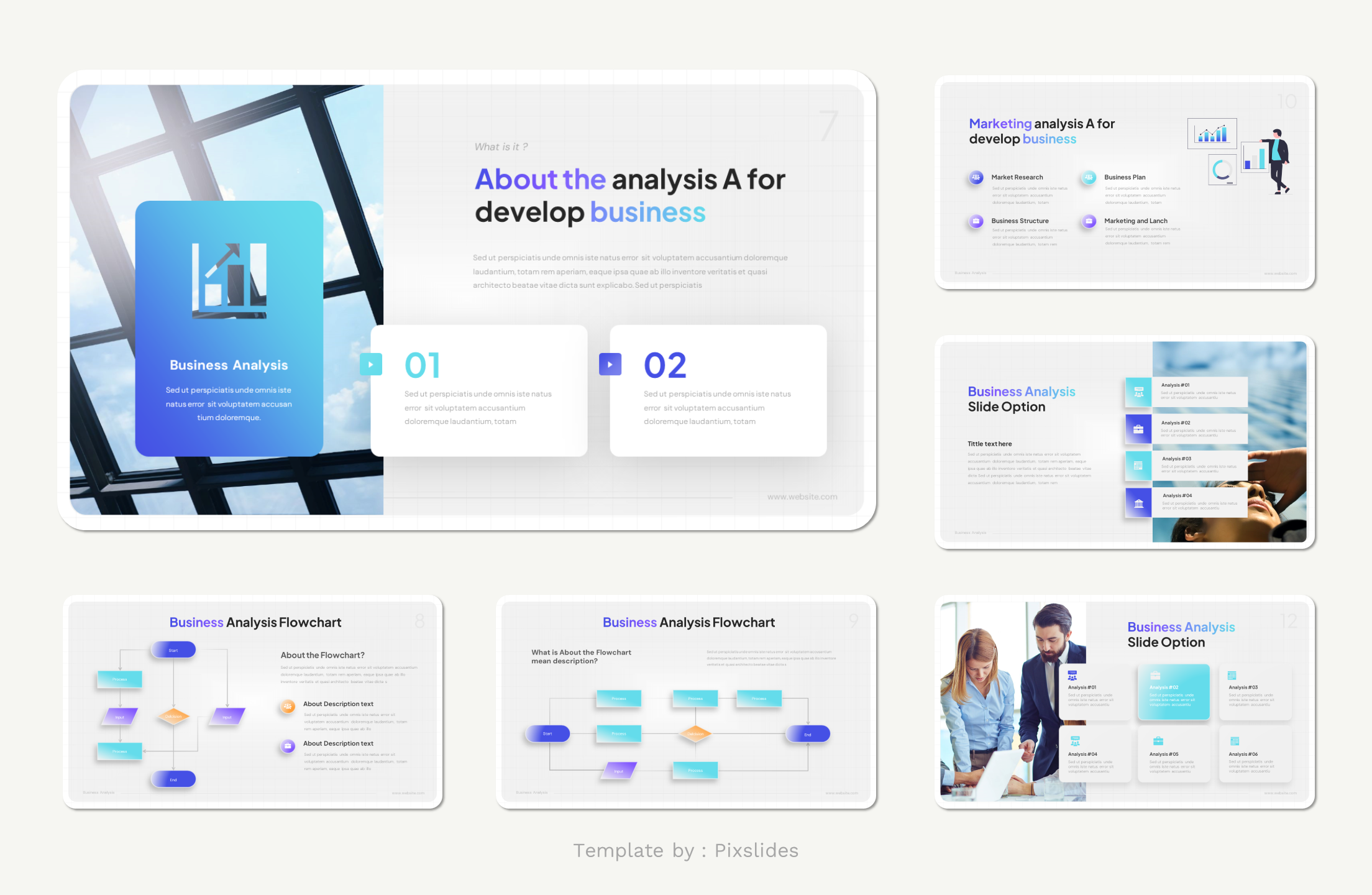Business Analysis Keynote Presentation Template, Presentation Templates