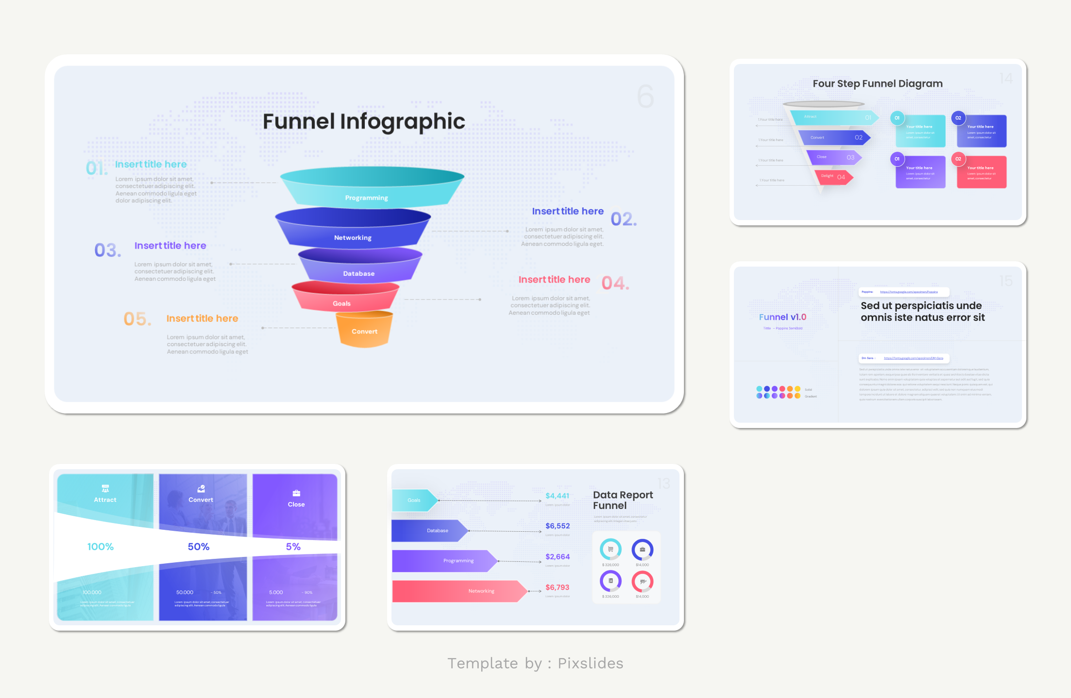 Business Funnels Powerpoint Infographics, Presentation Templates ...