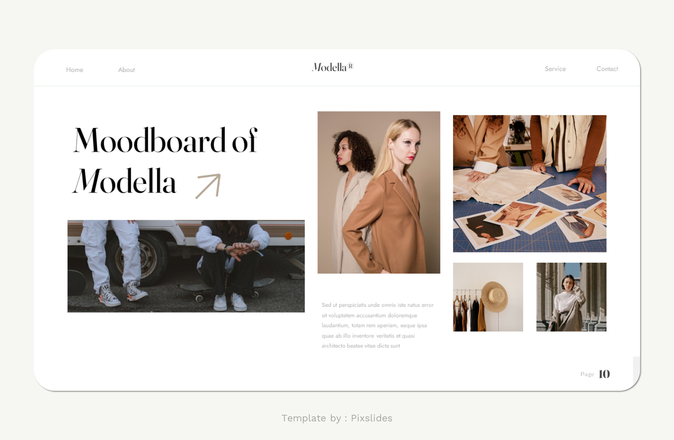 Modella - Fashion & Clothing PowerPoint Presentation Template ...