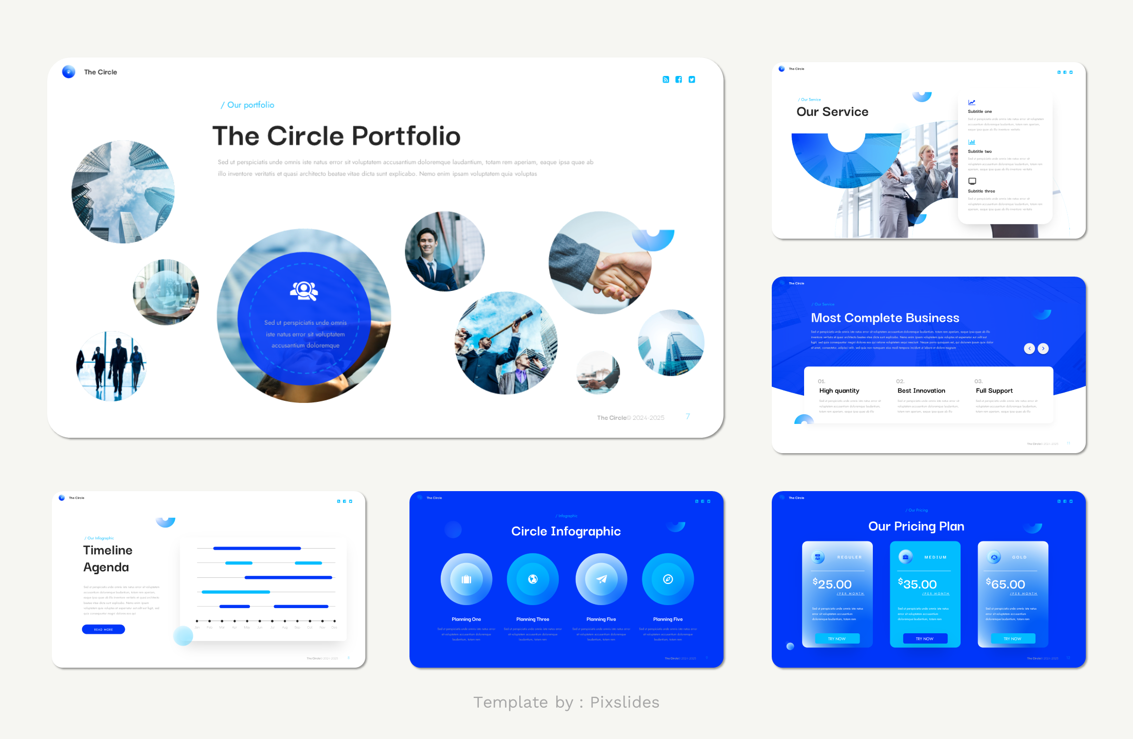 The Circle Keynote Presentation Template, Presentation Templates ...