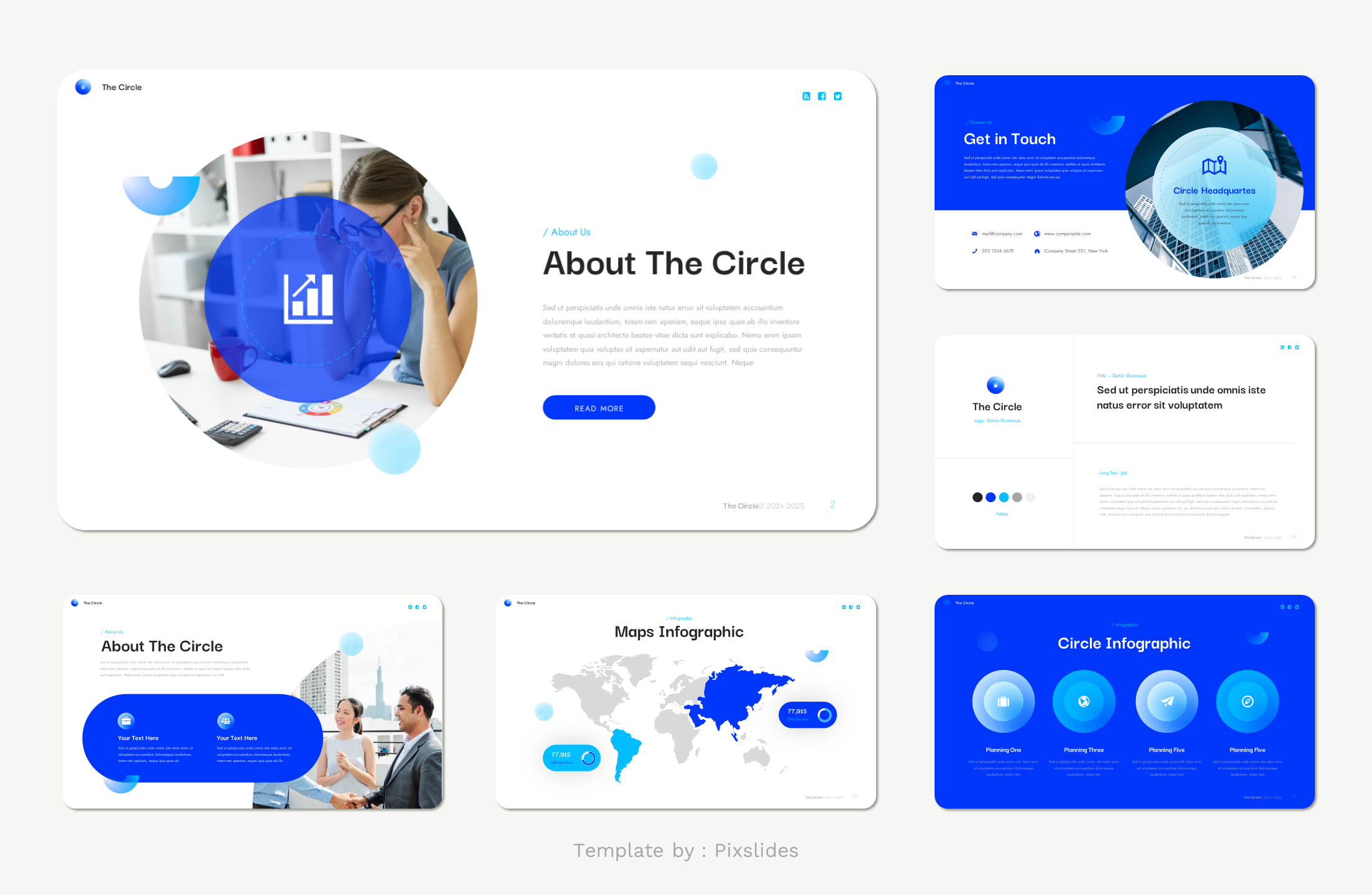 The Circle Keynote Presentation Template, Presentation Templates ...