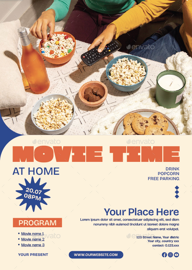 Movie Flyer, Print Templates | GraphicRiver