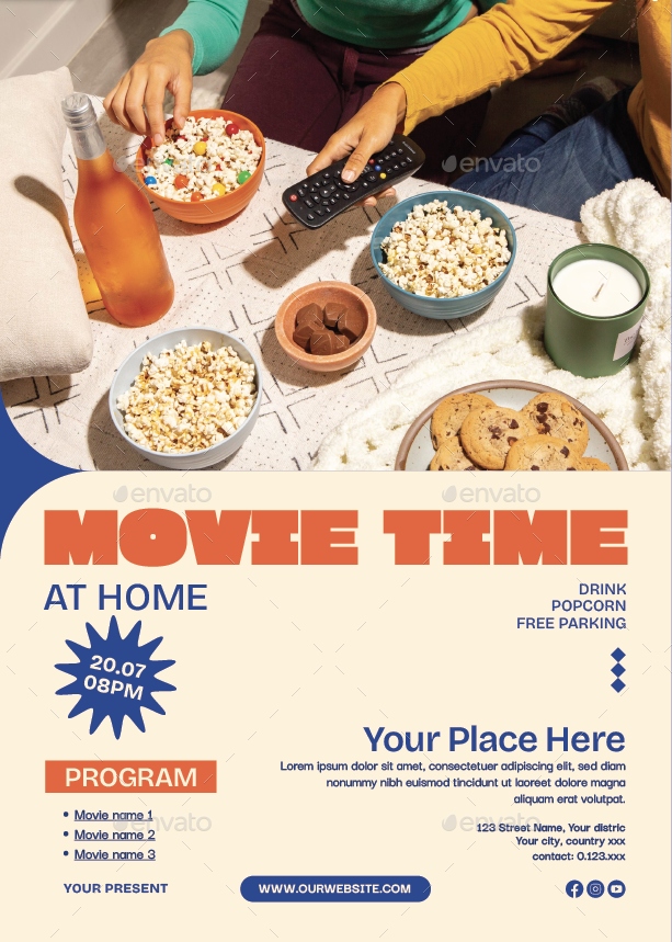 Movie Flyer, Print Templates | GraphicRiver