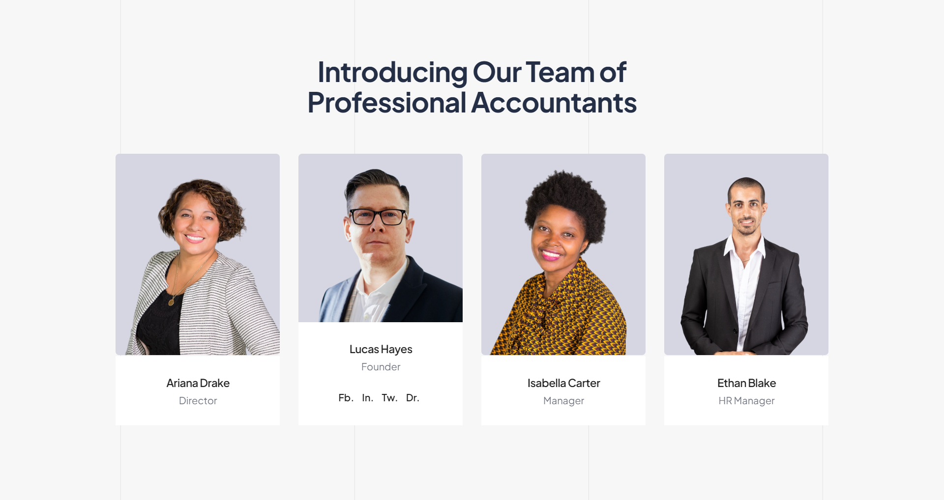 Creative HTML Team Section Templates by Salahudeen007 | CodeCanyon