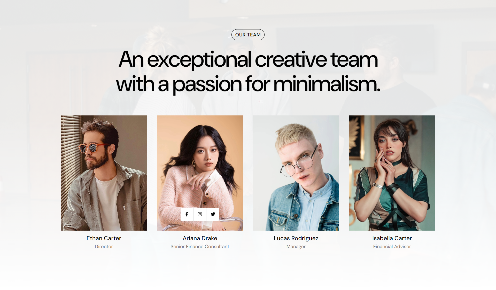 Creative HTML Team Section Templates by Salahudeen007 | CodeCanyon