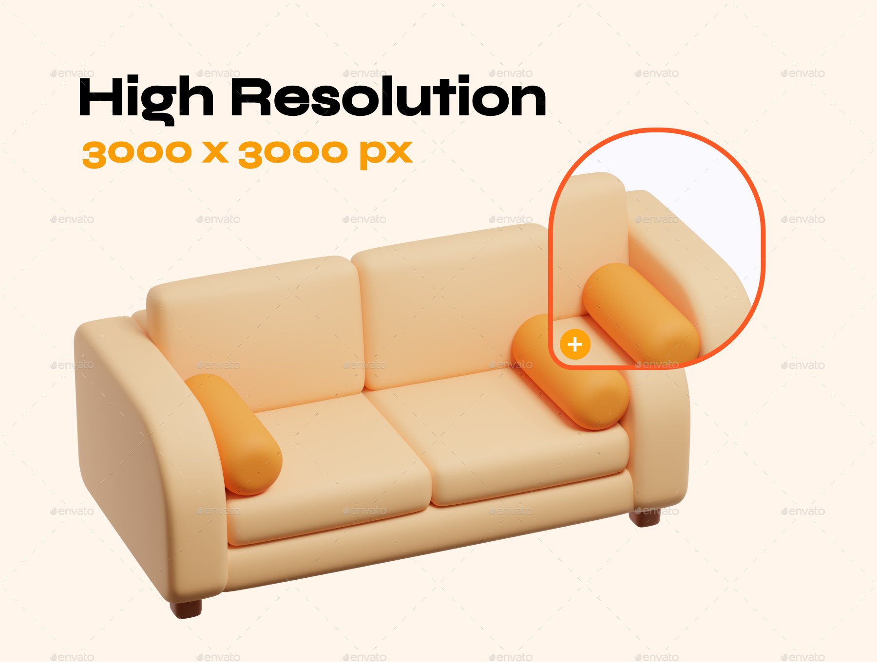 Furniture 3D Icon, Graphics | GraphicRiver