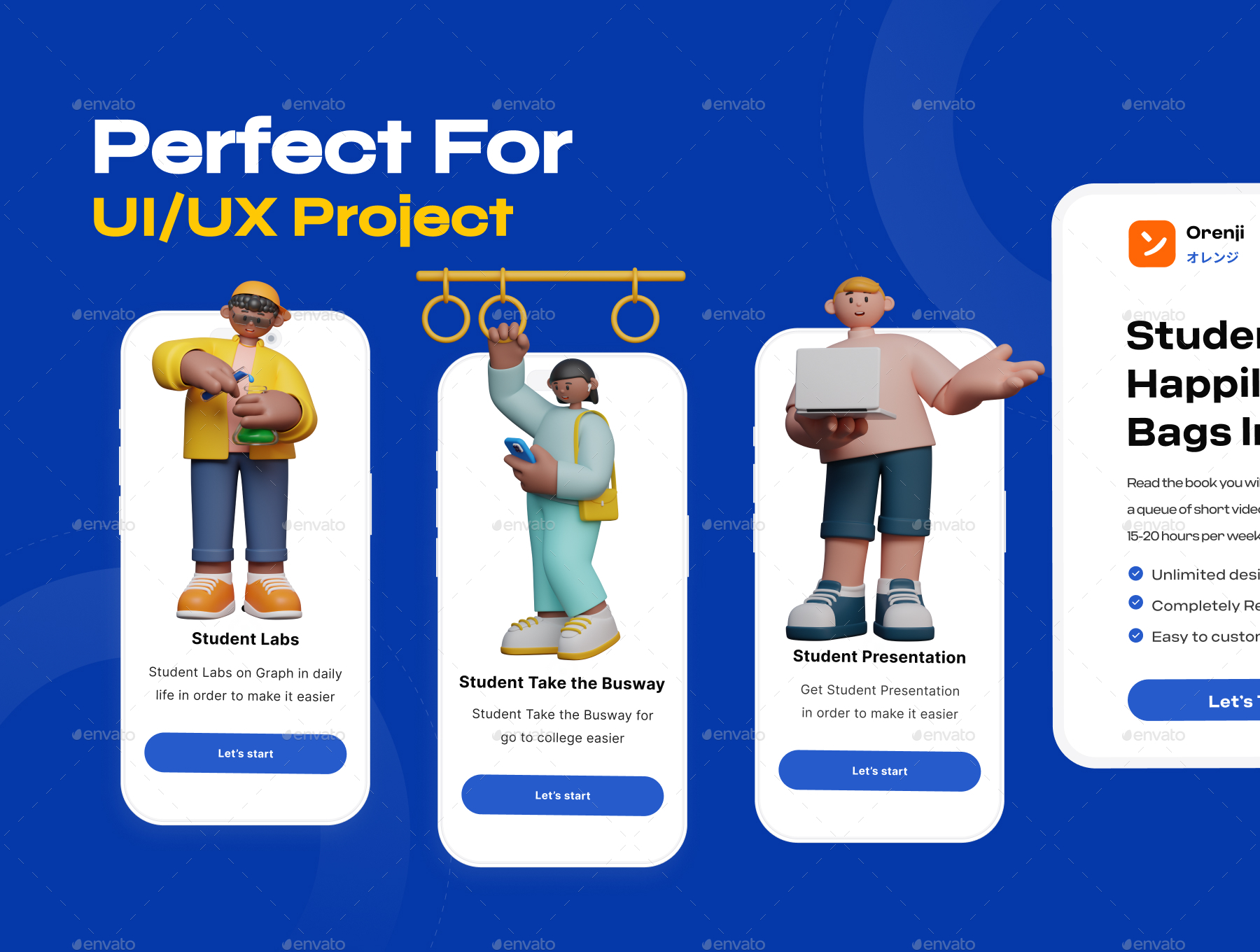 Student Activity 3D Characters, Graphics | GraphicRiver