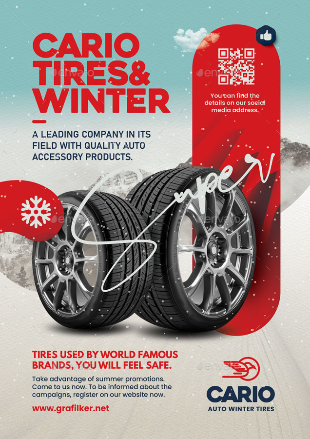 Car Tires Flyer Bundle Templates, Print Templates | GraphicRiver