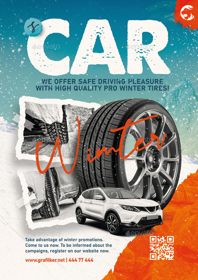 Car Tires Flyer Bundle Templates, Print Templates | GraphicRiver