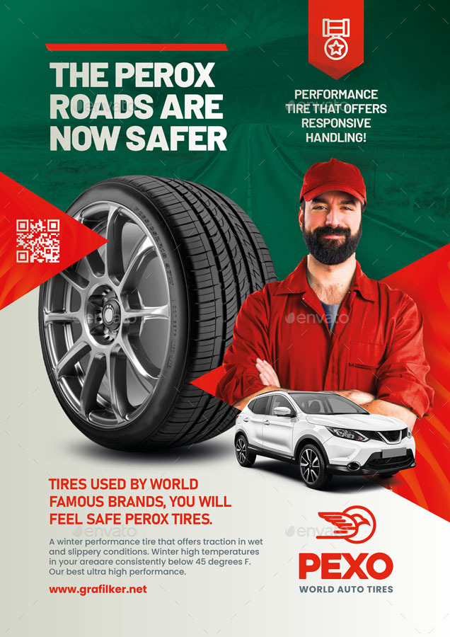 Car Tires Flyer Bundle Templates, Print Templates | GraphicRiver