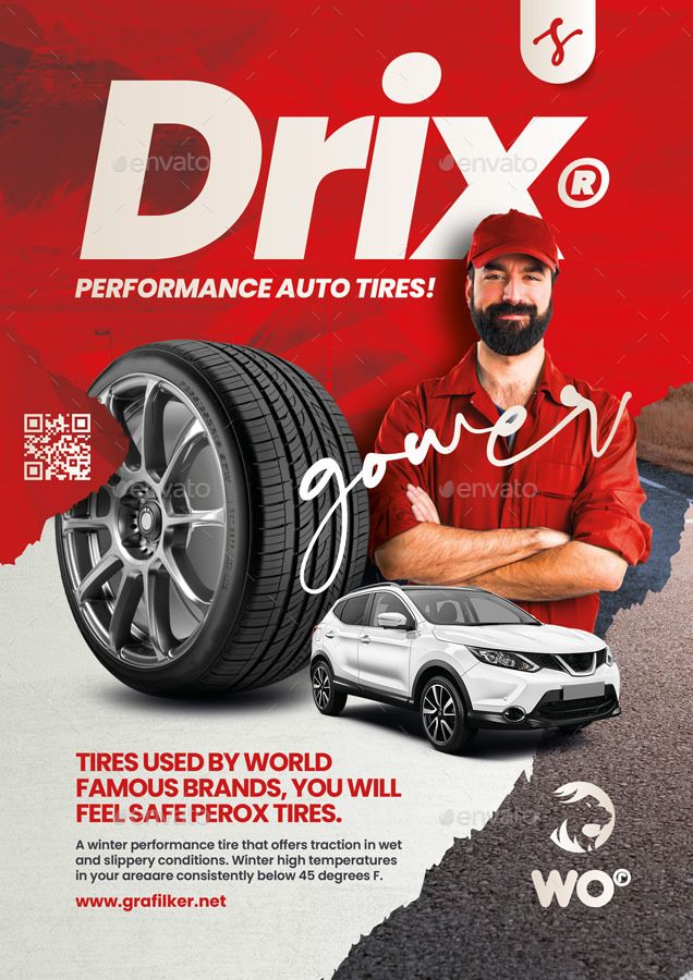 Car Tires Flyer Bundle Templates, Print Templates | GraphicRiver