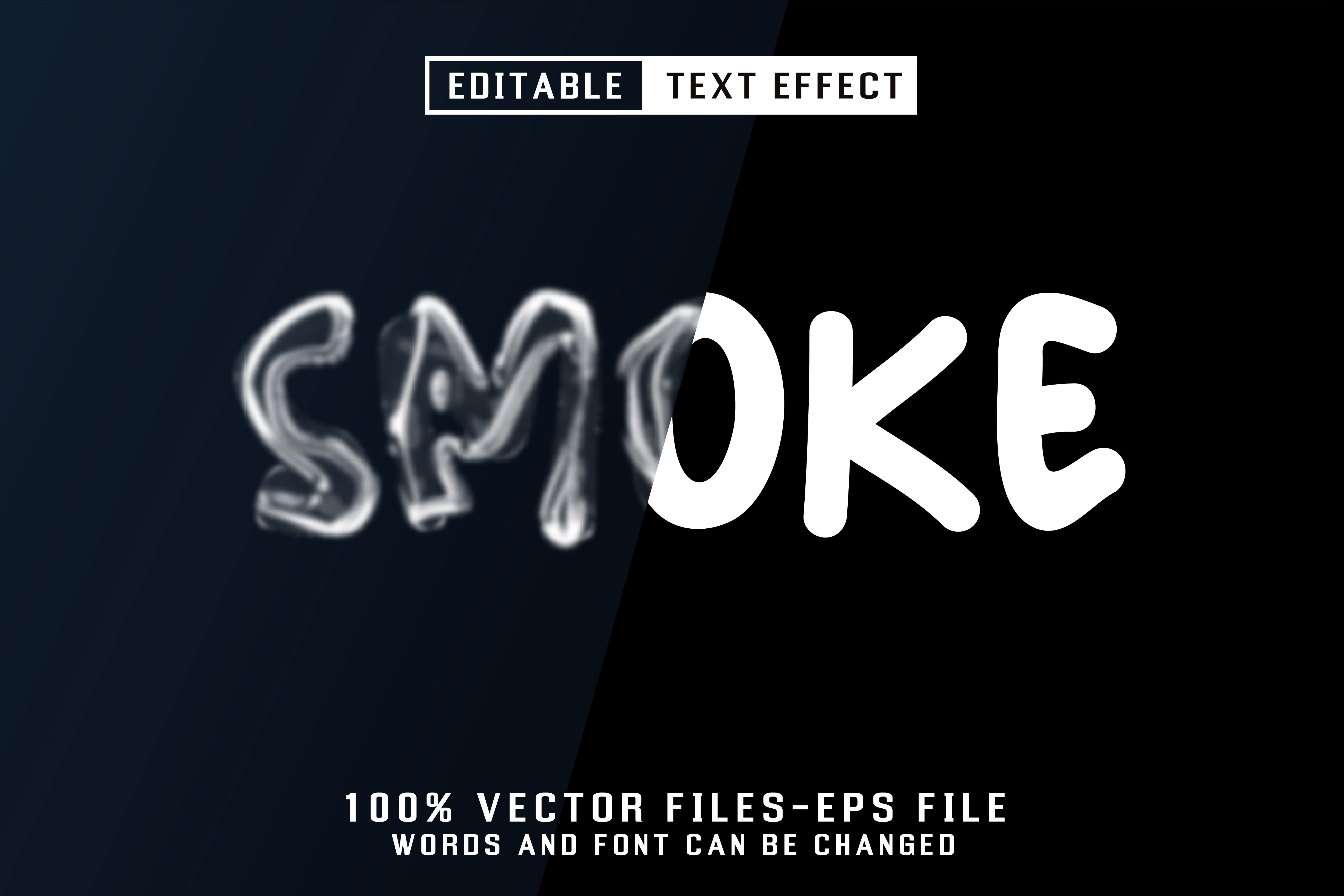 Smoke Editable Text Effect, Add-ons | GraphicRiver