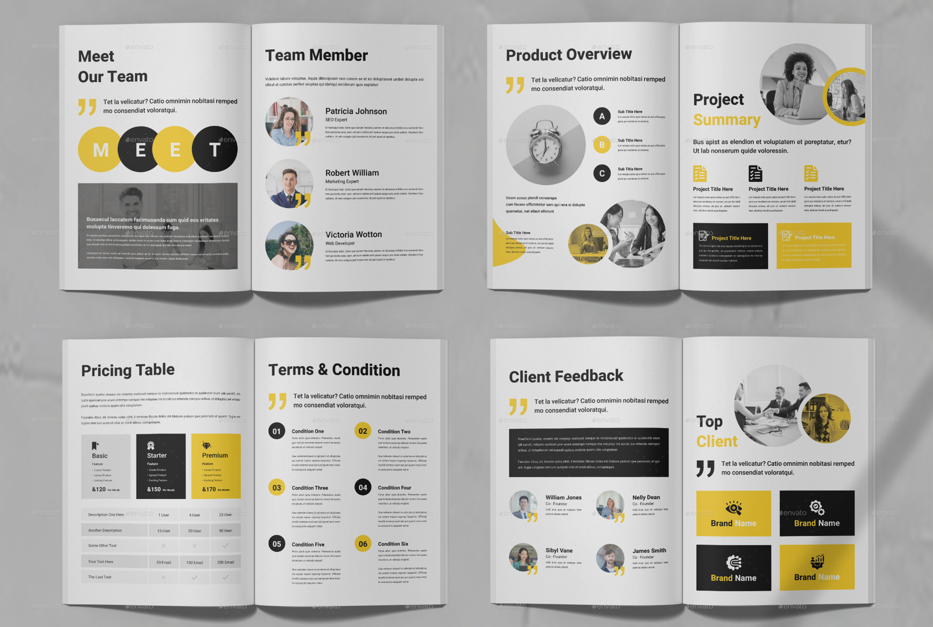 Project Proposal Layout, Print Templates | GraphicRiver