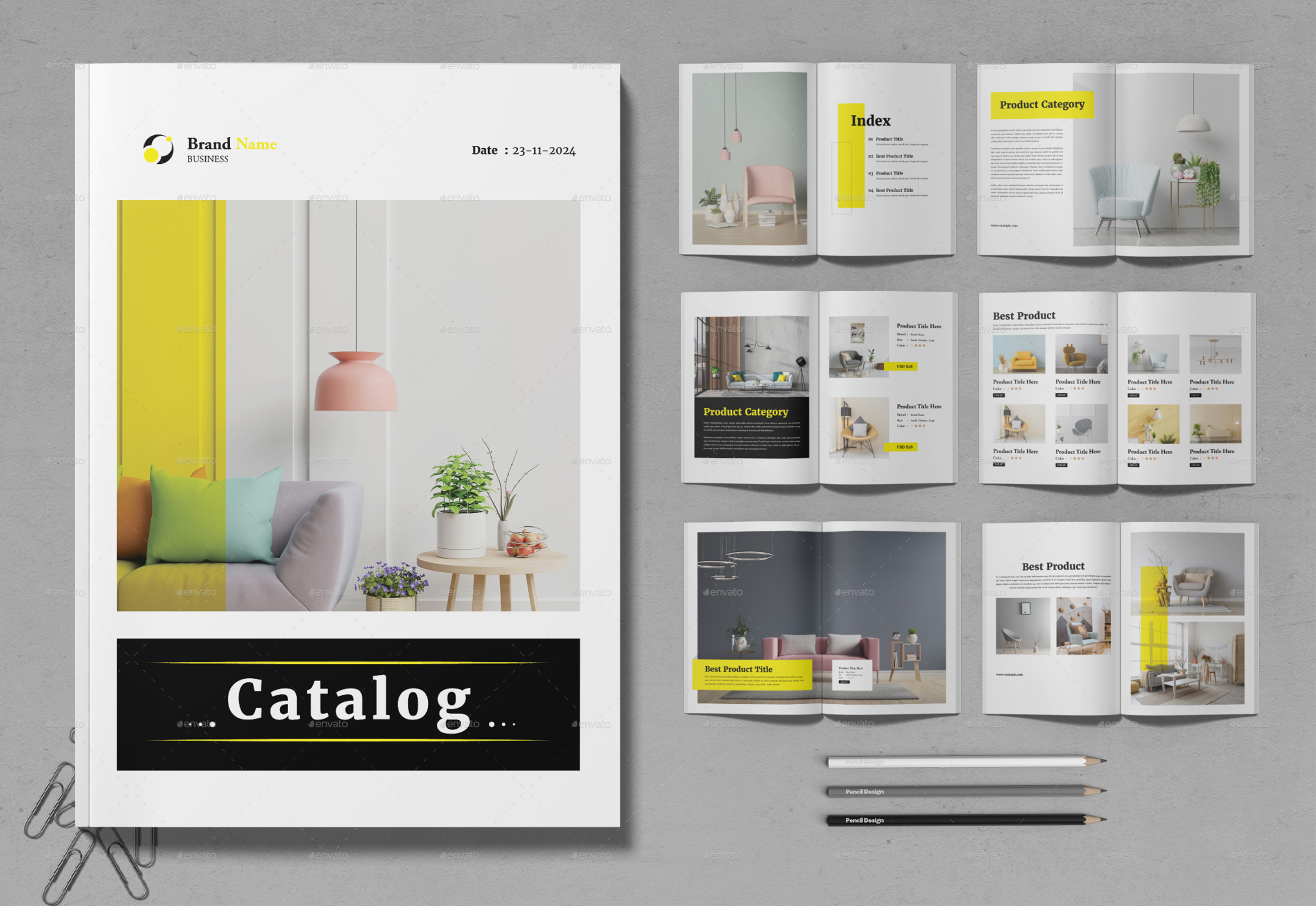 Product Catalog Layout, Print Templates | GraphicRiver