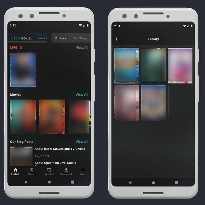 Next Hour - Movie Tv Show & Video Subscription Portal Cms Web and ...