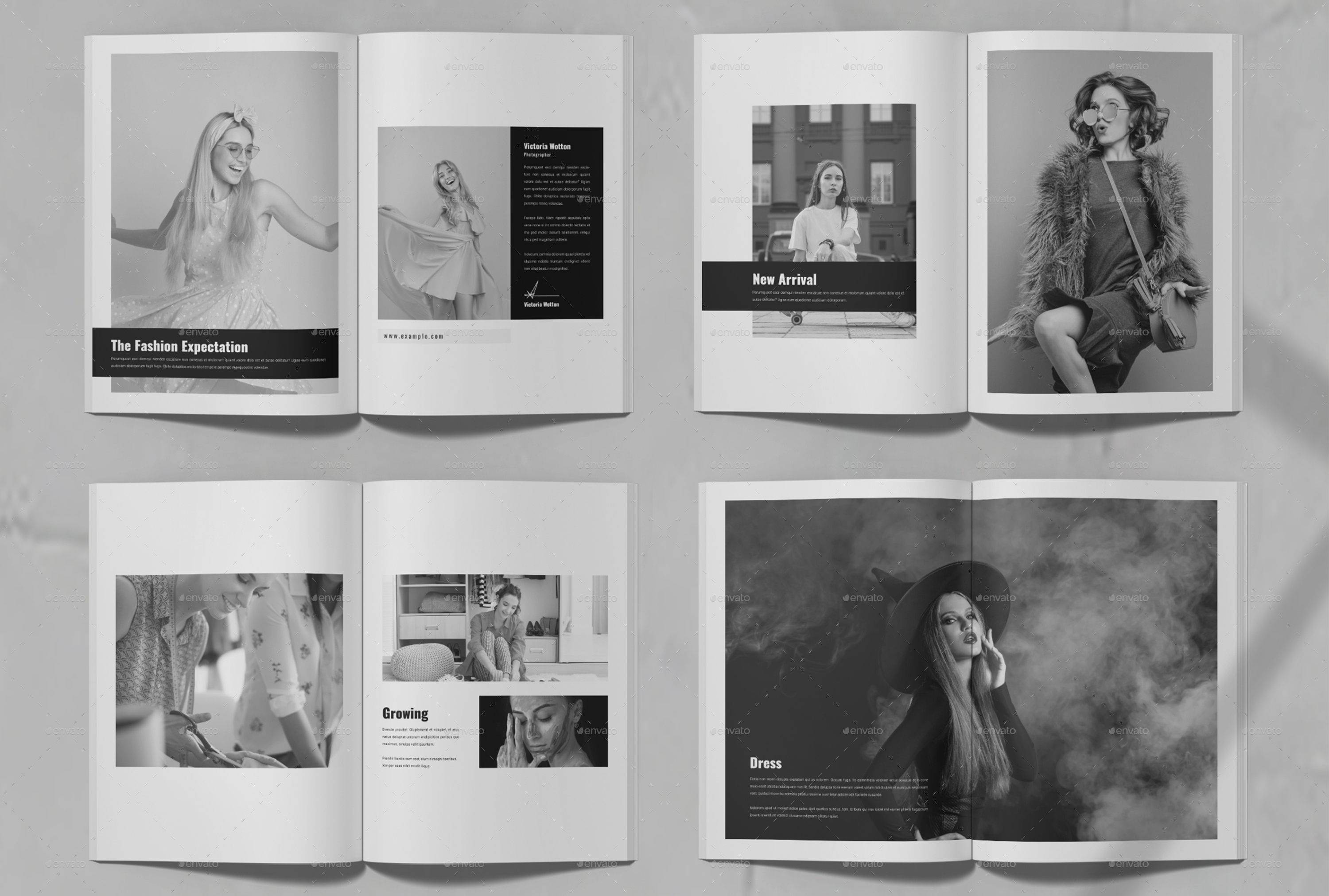 Fashion Look Book Template Layout, Print Templates | GraphicRiver