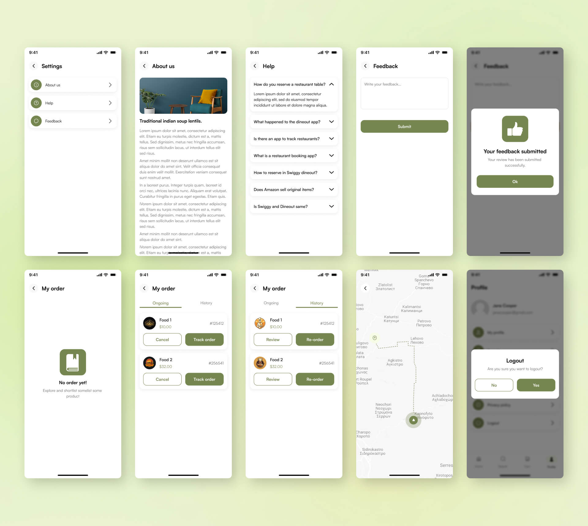 DineTable app UI template | Restaurant table reservation app in flutter ...
