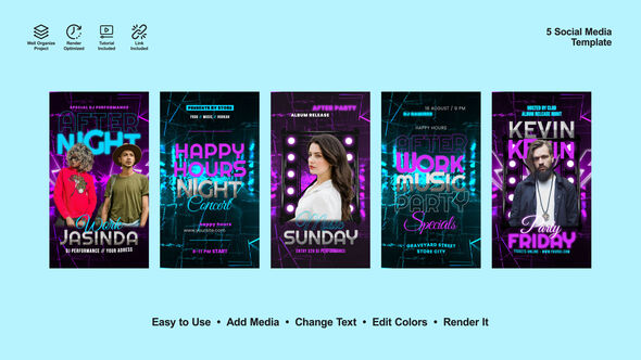 Summer Party Instagram Reels, After Effects Project Files | VideoHive