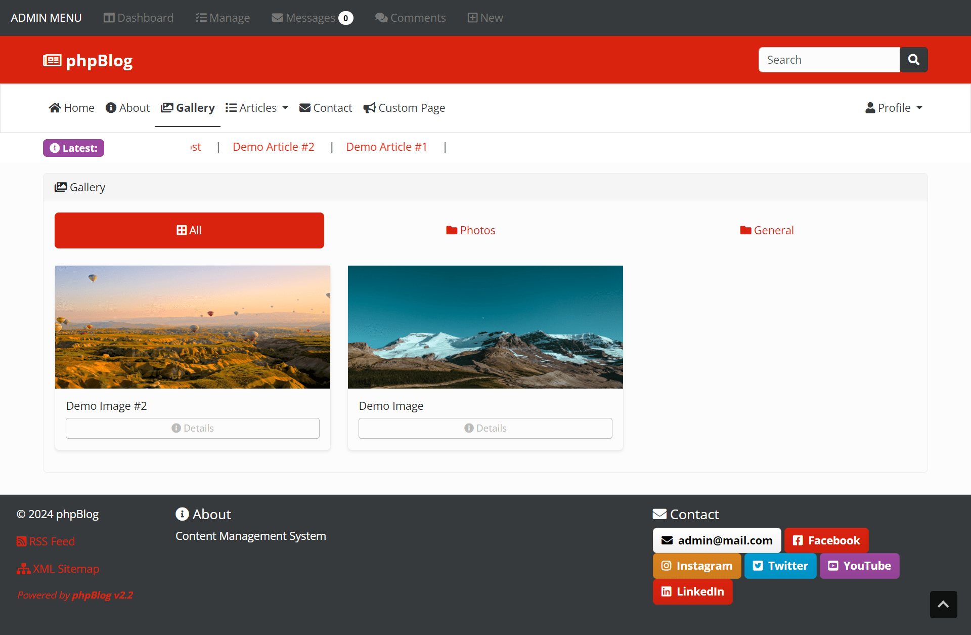phpBlog - News, Blog & Magazine CMS by Antonov_WEB | CodeCanyon