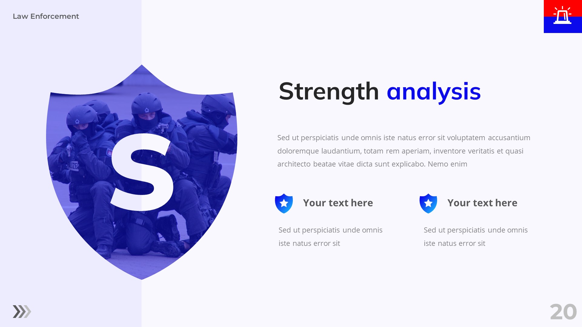 Patrol - Law Enforcement PowerPoint template, Presentation Templates