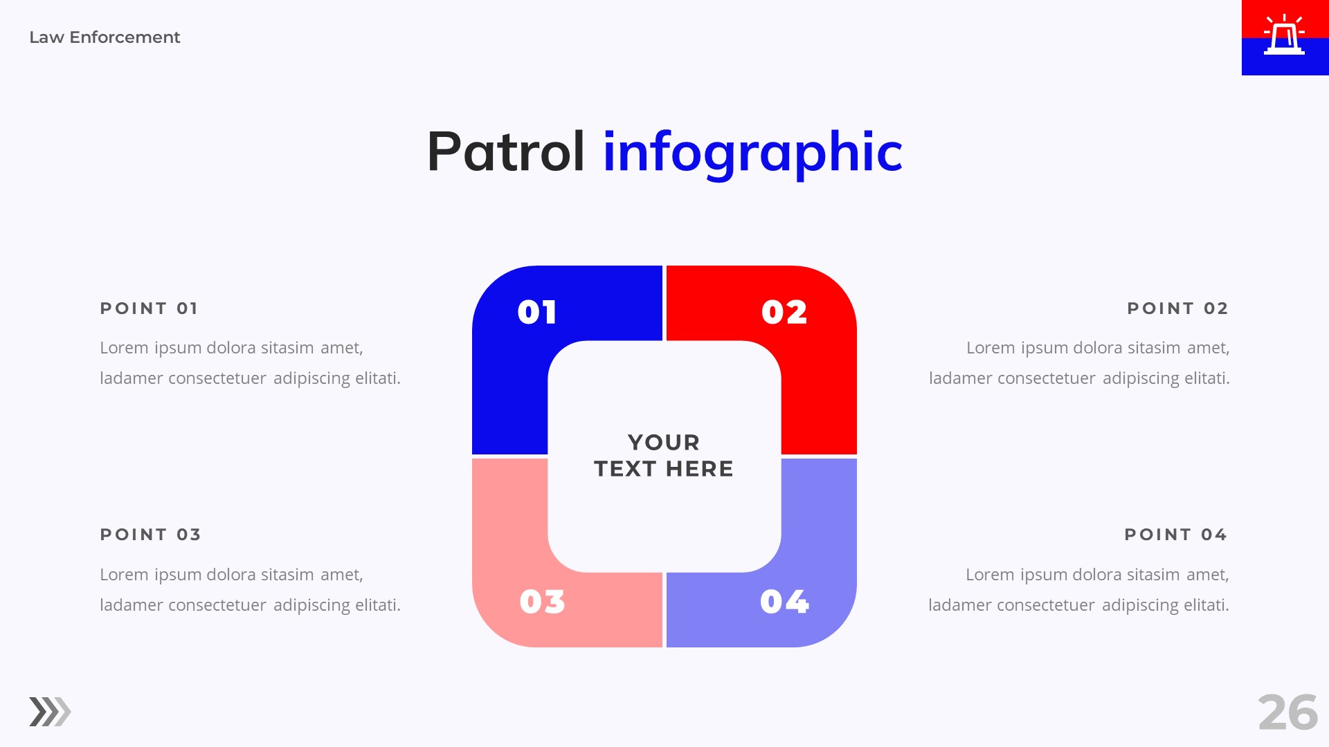 Patrol - Law Enforcement PowerPoint template, Presentation Templates
