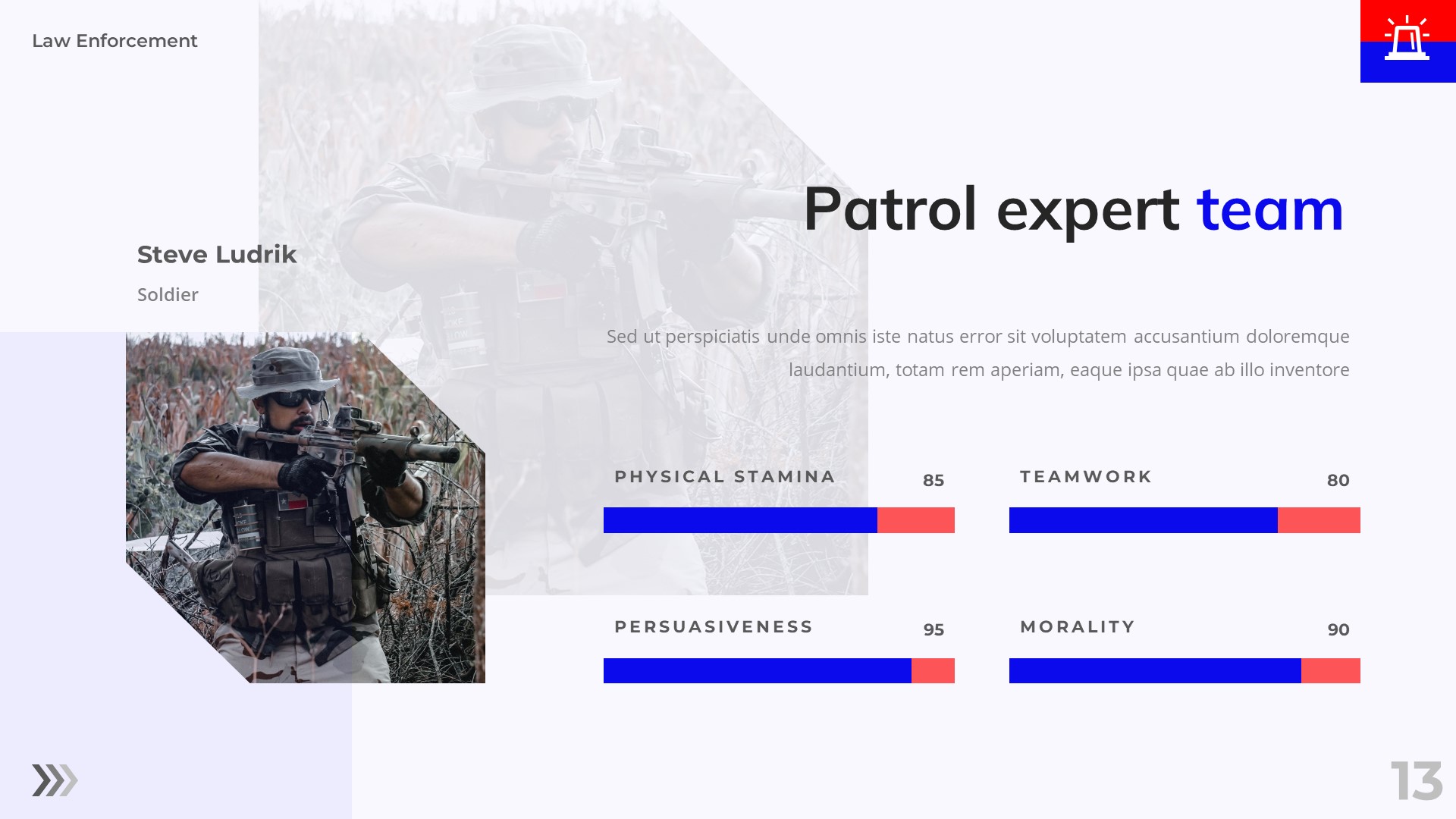 Patrol - Law Enforcement Google Slides template, Presentation Templates