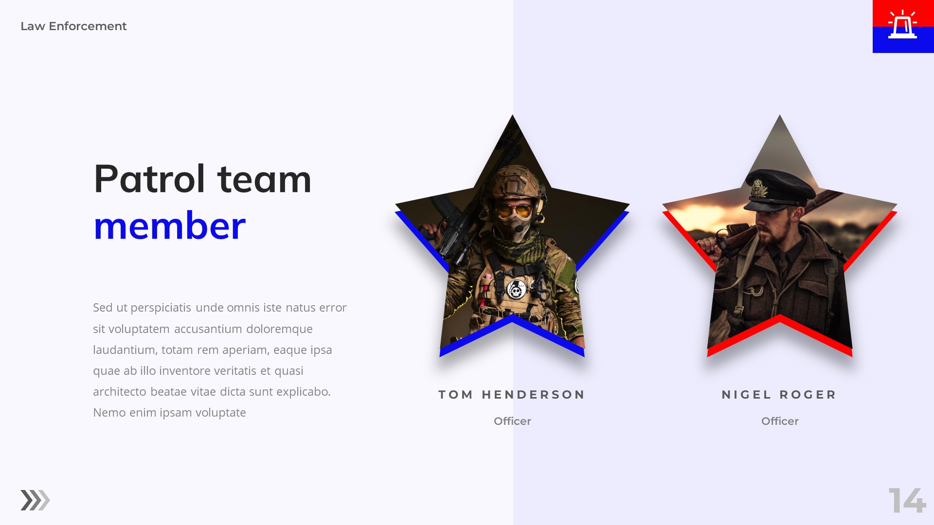 Patrol - Law Enforcement Google Slides template, Presentation Templates