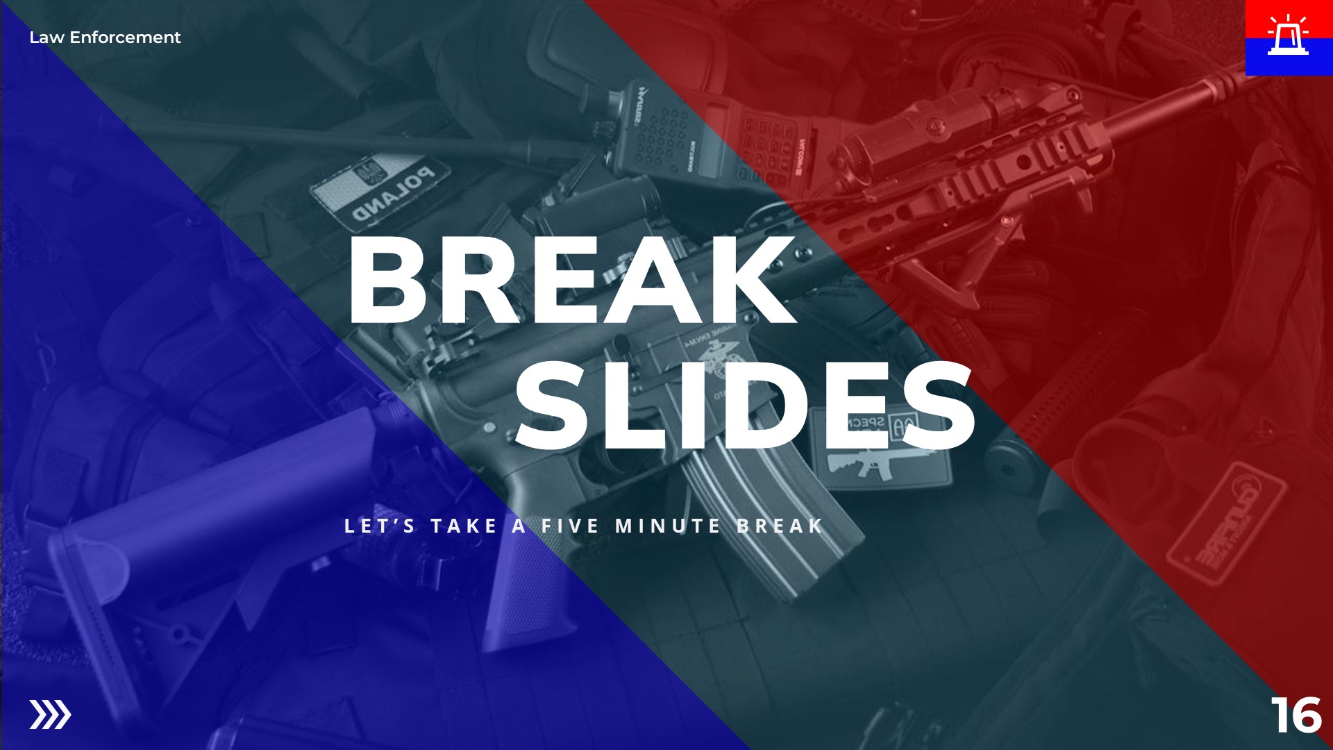 Patrol - Law Enforcement Google Slides template, Presentation Templates