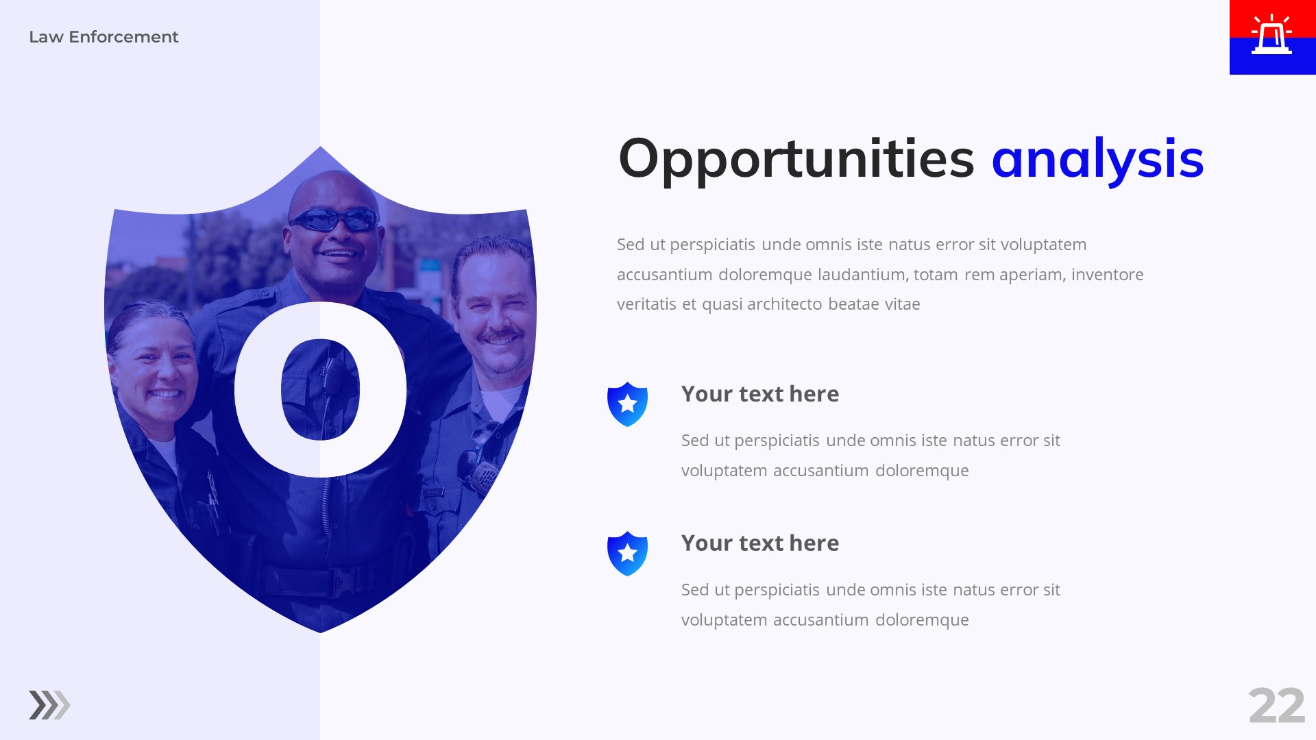 Patrol - Law Enforcement Google Slides template, Presentation Templates