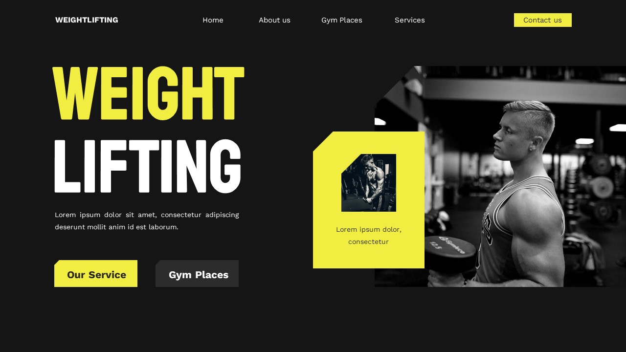 Weightlifting - GYM Powerpoint Templates, Presentation Templates ...