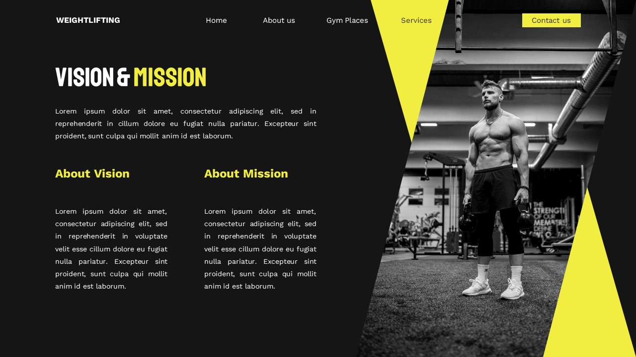 Weightlifting - GYM Powerpoint Templates, Presentation Templates ...