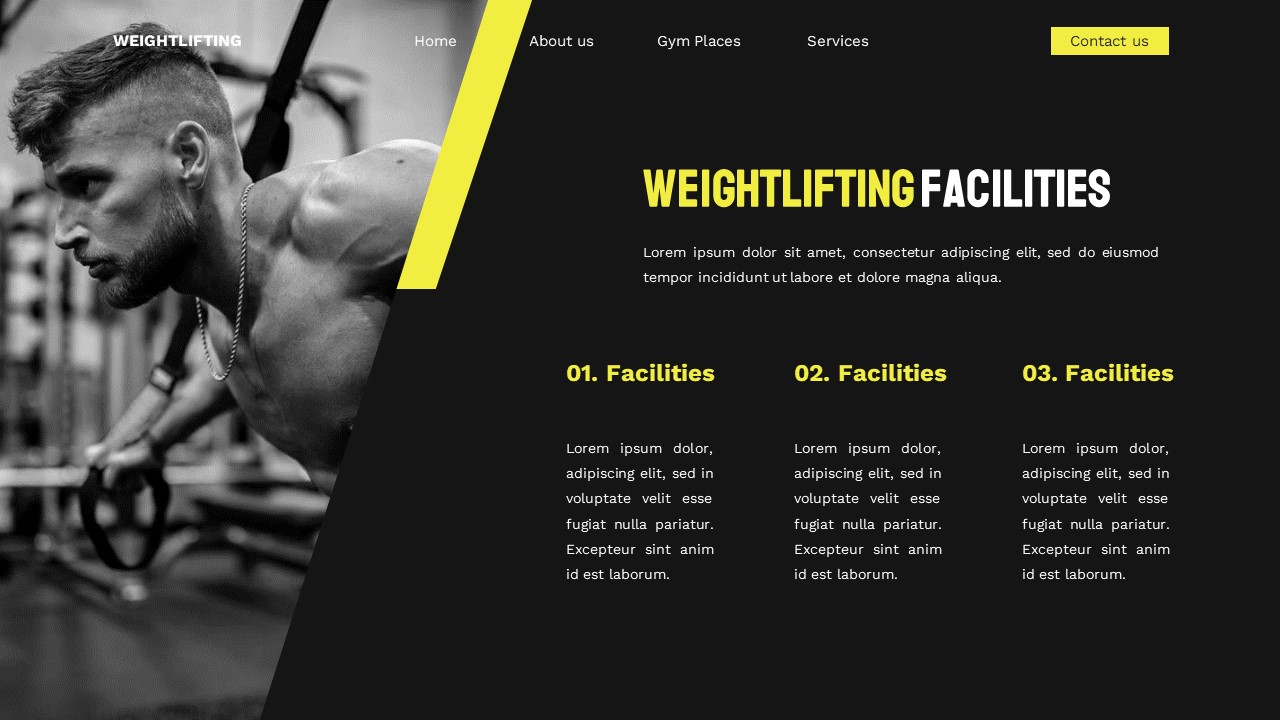 Weightlifting - GYM Powerpoint Templates, Presentation Templates ...