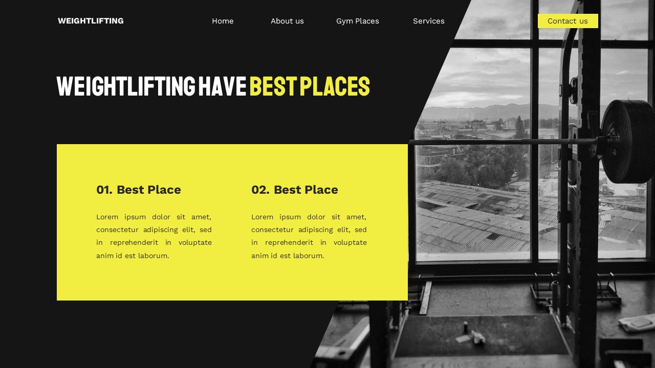 Weightlifting - GYM Powerpoint Templates, Presentation Templates ...