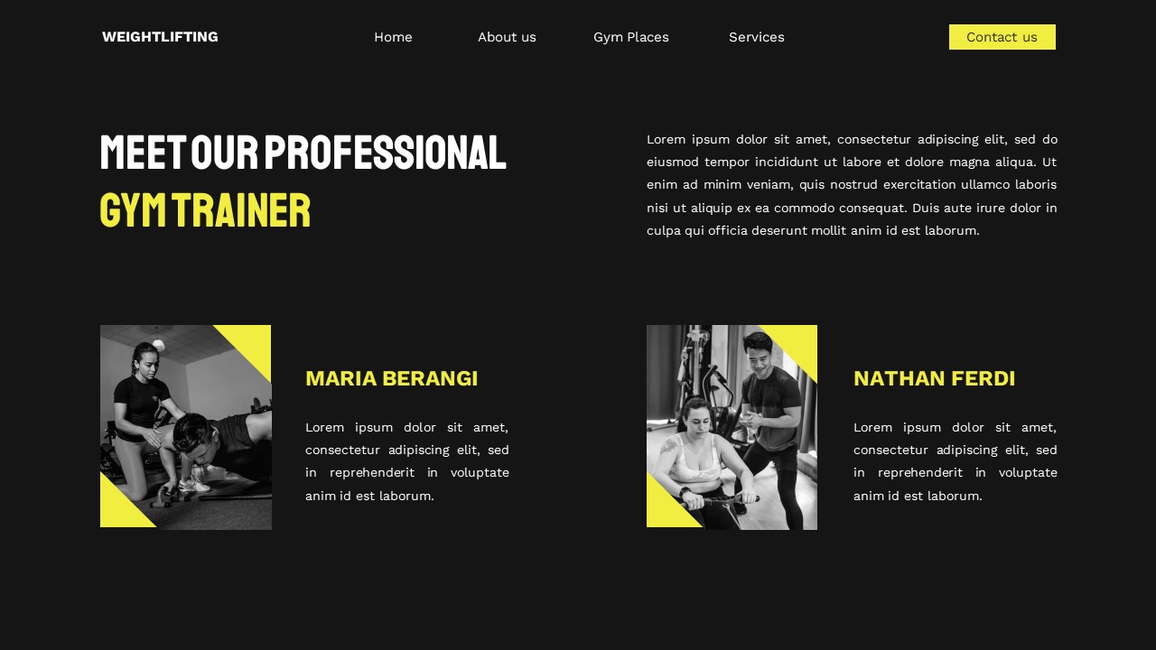 Weightlifting - GYM Powerpoint Templates, Presentation Templates ...