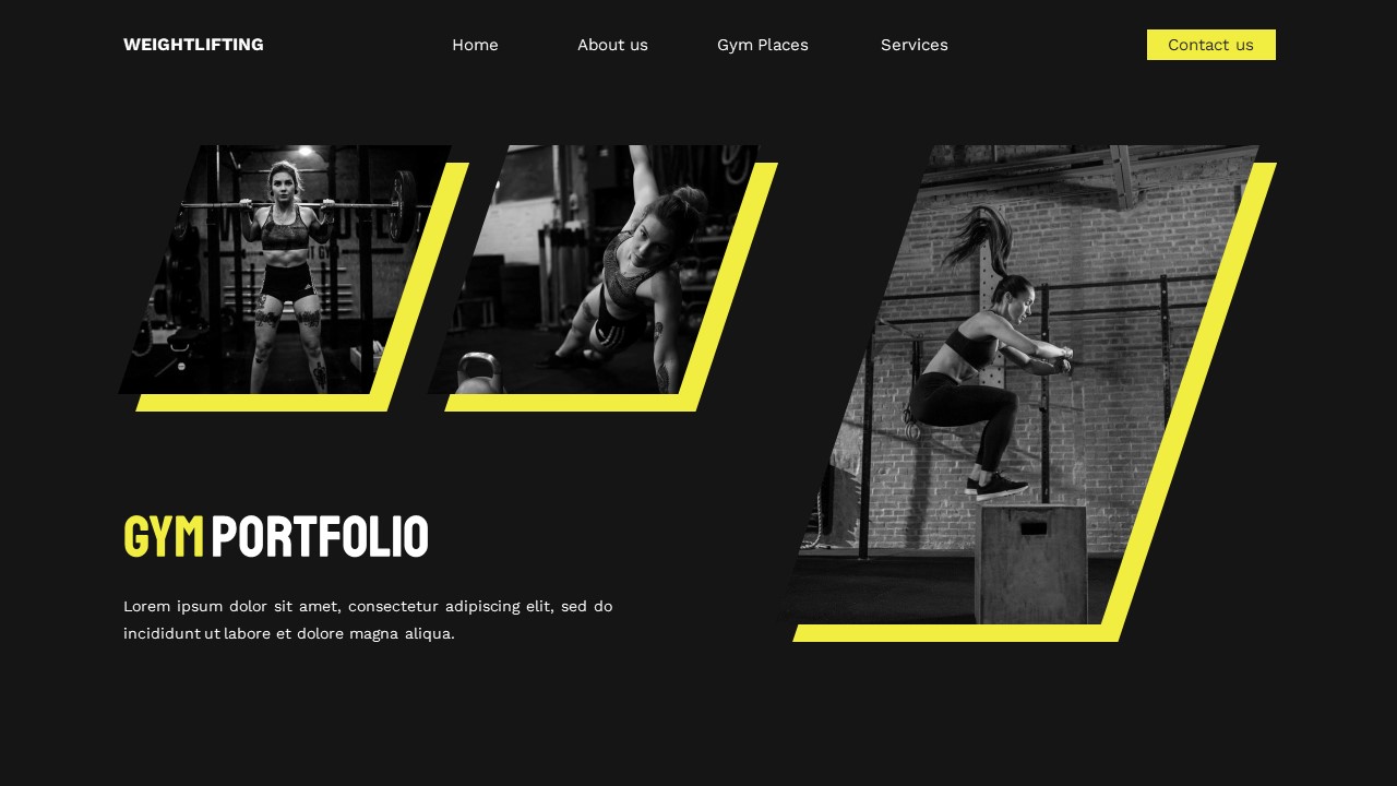 Weightlifting - GYM Powerpoint Templates, Presentation Templates ...