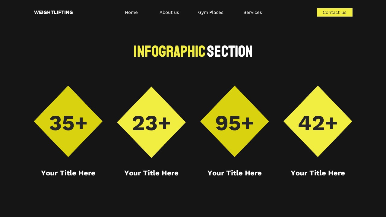 Weightlifting - GYM Google Slide Templates, Presentation Templates