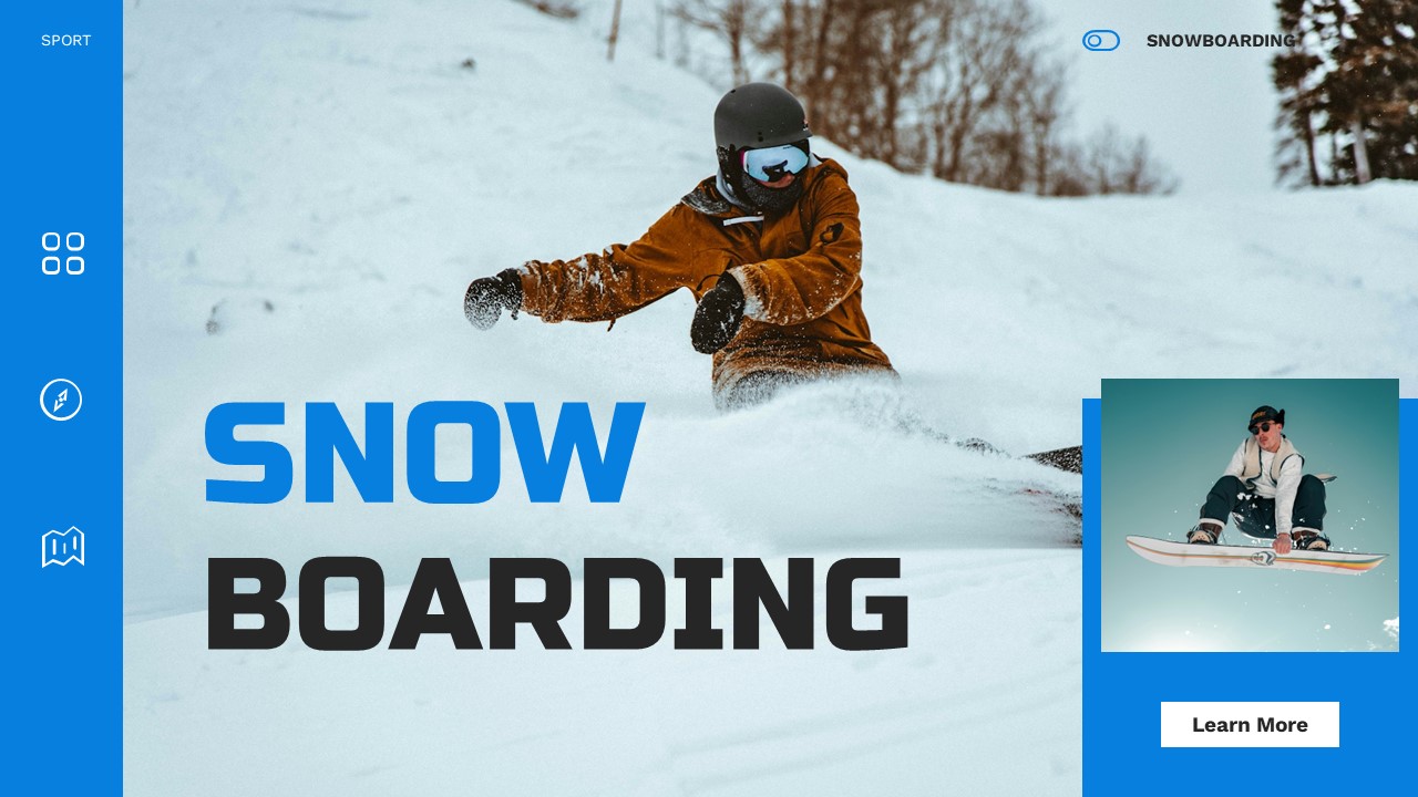Snowboarding - Boarding Powerpoint Templates, Presentation Templates