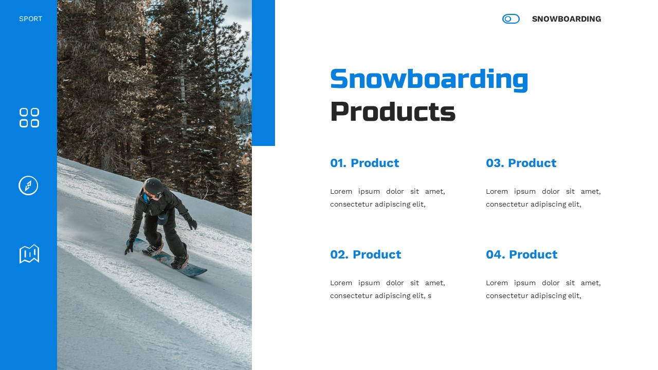 Snowboarding - Boarding Powerpoint Templates, Presentation Templates