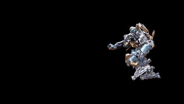 73 Robot Sword And Shield Attack HD by VFXAnimation | VideoHive