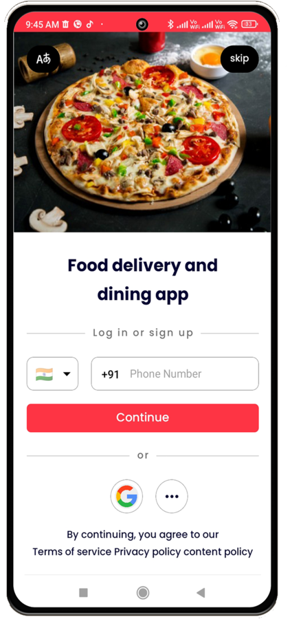 FoodDelivery App - Zomato Clone | Online Food Delivery React Native iOS/Android App Template by ...