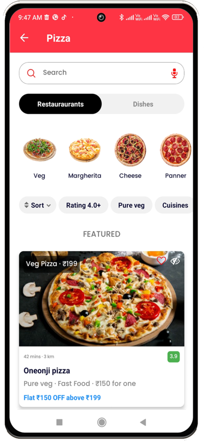 FoodDelivery App - Zomato Clone | Online Food Delivery React Native iOS/Android App Template by ...
