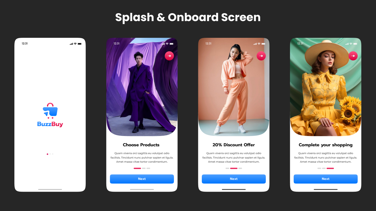 Buzzbuy | Full stack E-commerce Mobile App | Free Figma | iOS | Android by codeforge0