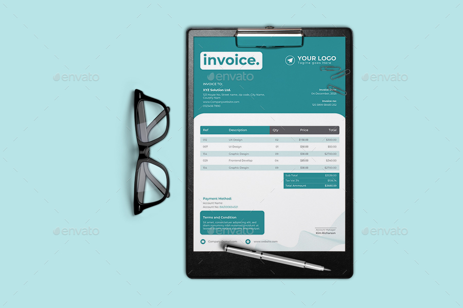Invoice, Print Templates | GraphicRiver