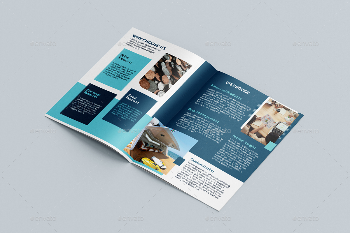 Wealth and Asset Management Bifold Brochure, Print Templates | GraphicRiver