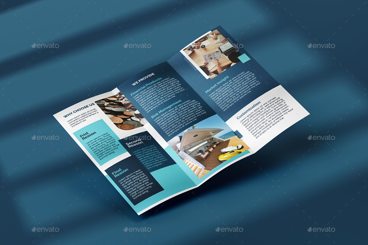 Wealth & Asset Management Trifold Brochure, Print Templates | GraphicRiver