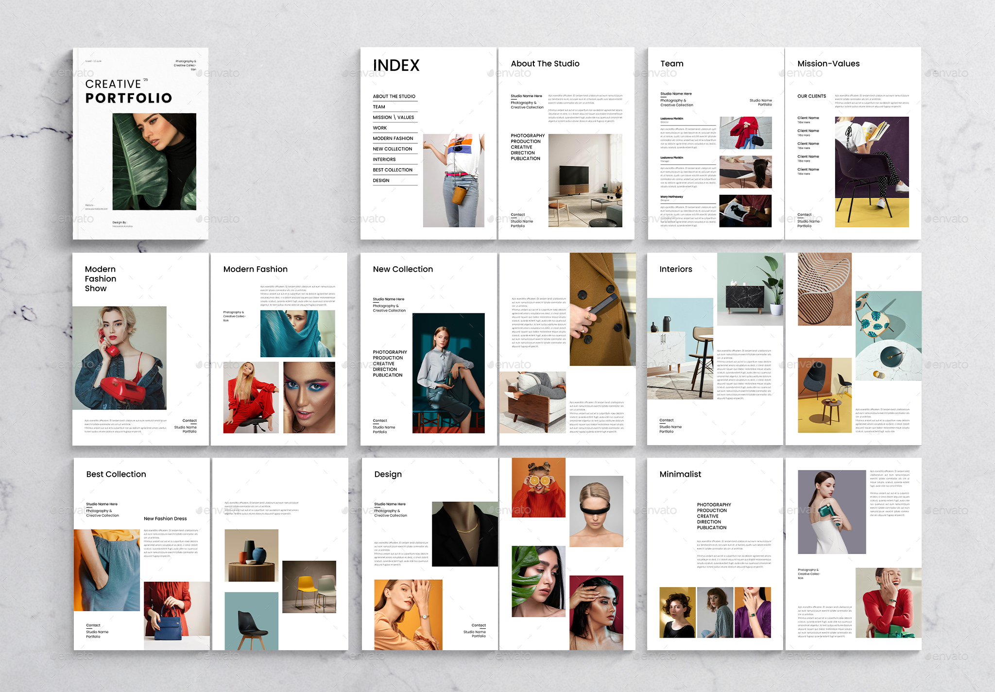 Creative Portfolio Template, Print Templates | GraphicRiver