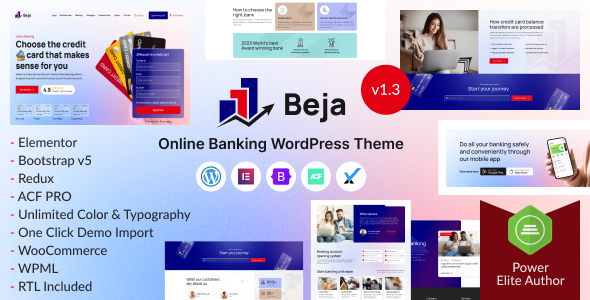 Beja - Banking Finance & Fintech Elementor WordPress Theme by EnvyTheme
